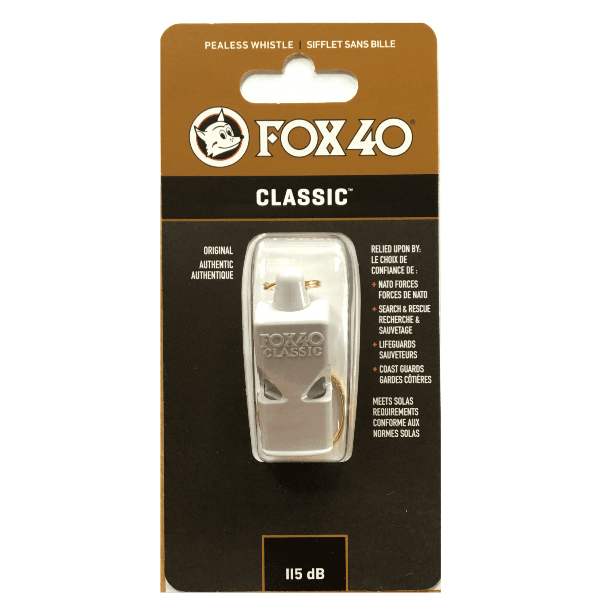 FOX40 CLASSIC WHISTLE WHITE – Poobie Naidoo's